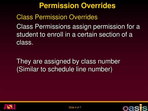 Permission Overrides The Purpose Of The Permission Assignment Pages Is
