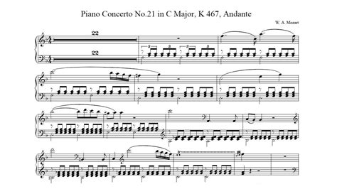 Piano Concerto In C Major KV Partitions Musicales Instruments De Musique Et Sono