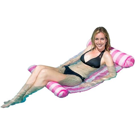Poolmaster Pink Water Hammock Swimming Pool Float Lounge 07436 The
