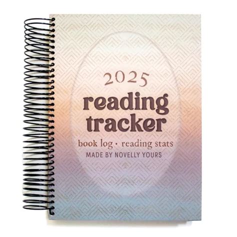 2025 Reading Tracker · Book Log Reader Bookish Stats Bibliophile