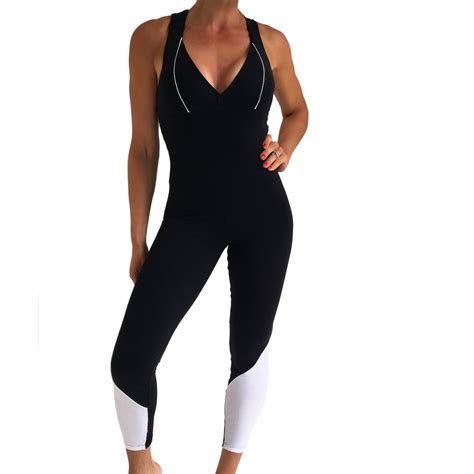 Brazilian Supplex Fitness Jumpsuit All In One Gym Leggings