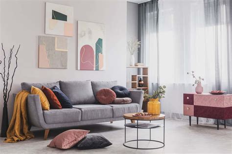 What Colour Furniture Goes With Dark Grey Sofa