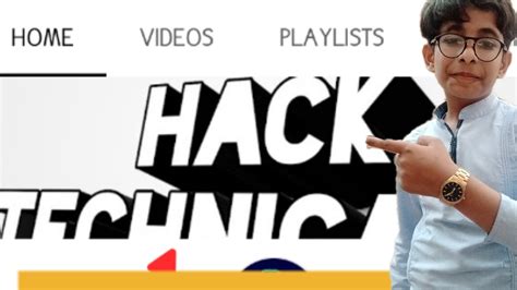 HOW TO MAKE YOUTUBE CHANNEL BANNER HACK TECHNICALLY YouTube