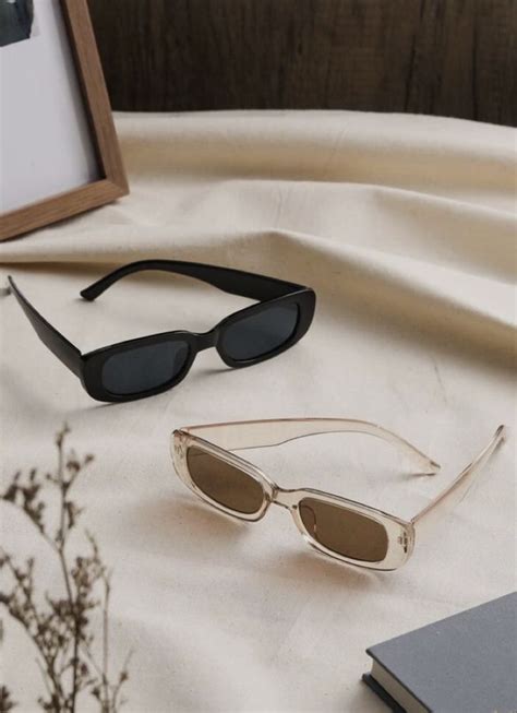 Kimorn Rectangle Sunglasses For Women Men Trendy Retro Fashion Glasses