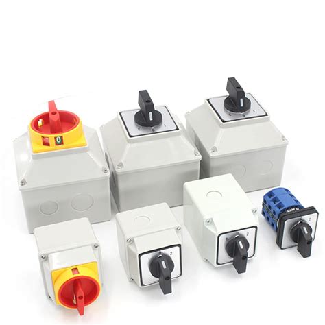 1 Interruptor Universal De Selección De Cambio Con Caja Impermeable