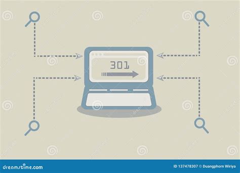 301 redirect response code stock illustration illustration of