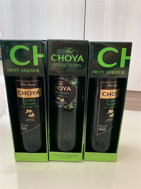 Choya Extra Years Food And Drinks Alcoholic Beverages On Carousell
