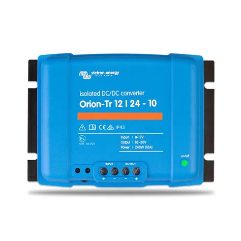 Convertisseur DC DC 12V 24V 10A isolé Orion 240W Tr Victron Energy