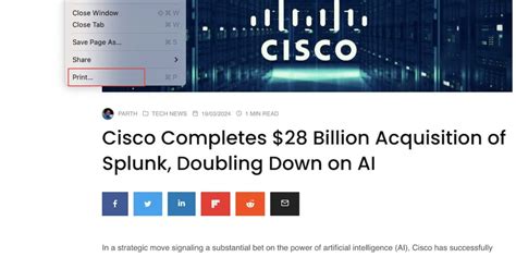 How To Print A Selection On Microsoft Edge