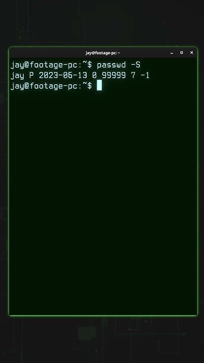 Linux Commands In 60 Seconds The Passwd Command Youtube