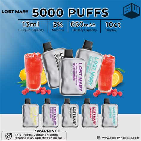 Lost Mary Luster Edition Os 5000 Puffs Rechargeable Disposable