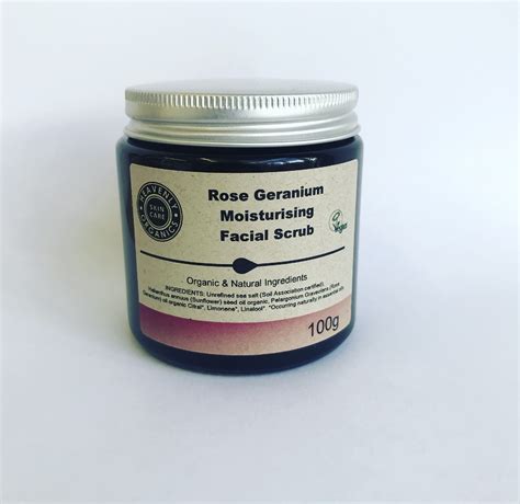 Heavenly Organics Rose Geranium Moisturising Facial Scrub Ecoblitz