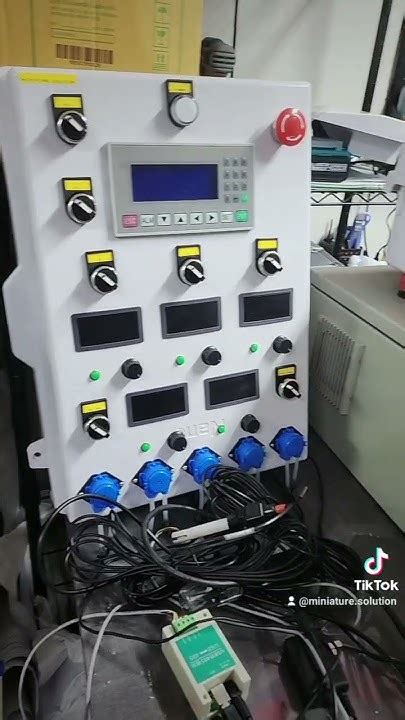 ตู้งานใหญ่ๆบ้าง ระบบ Plc Hmi Iot นึกถึง มินิเอเจอร์ ⚡️ Youtube