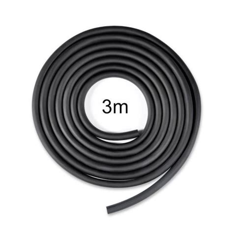 Qiilu tube en caoutchouc de latex naturel 6x9mm Naturel Latex Élastique