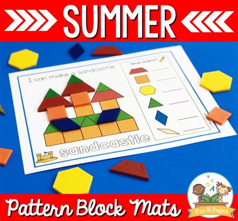 Pattern Block Mats For Preschool Pre K Pages