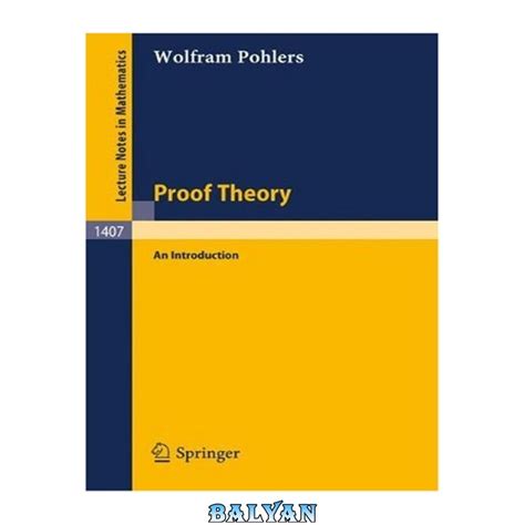 دانلود کتاب Proof Theory An Introduction بلیان