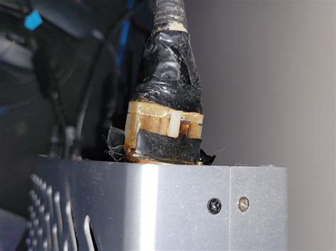 Micro Build Pc Psu Cable Keep Melting Somehow Help R Pchelp