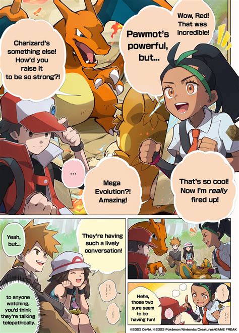 Official Comic Artwork Of Nemona From Masters Ex Rpokemonscarletviolet
