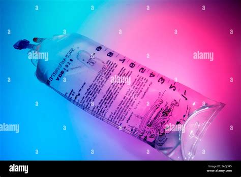 Saline Intravenous Solution Stock Photo Alamy