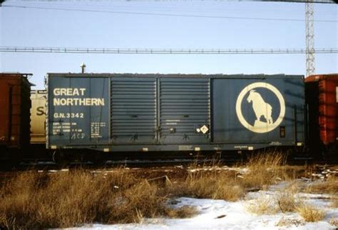 Great Northern Railway Box Car 3342 At Lincoln Nebraska In 1969