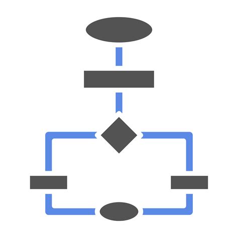 Flowchart Vector Icon Style 22406434 Vector Art At Vecteezy