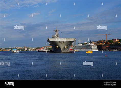 STOCKHOLM SWEDEN MAY View Of The USS Kearsarge LHD A Wasp Class Amphibious