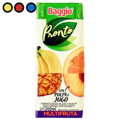 Jugo Baggio Multifruta 200ml X 18u Distribuidora Pop