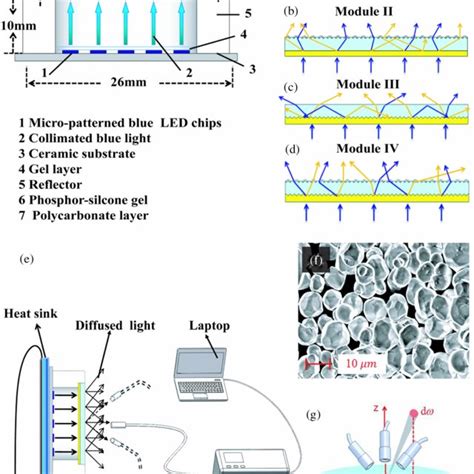 Schematic Cross Sectional View Of Led Modules With A Two Sided Download Scientific Diagram