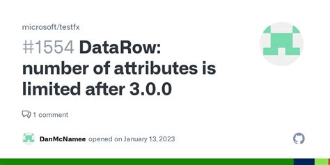 Datarow Number Of Attributes Is Limited After 300 · Issue 1554
