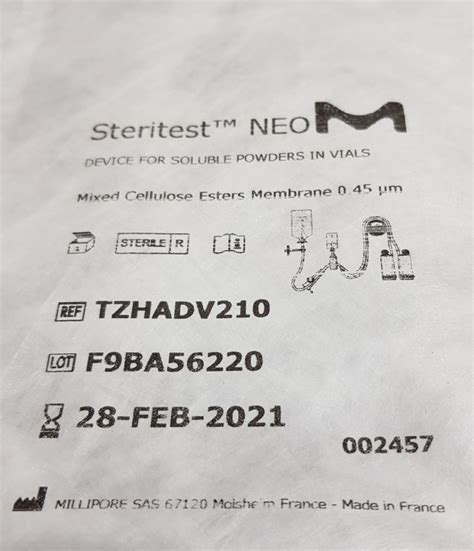 소리전자 무균시험soluble Powders In Vials Steritest Tm Ez Device Merck