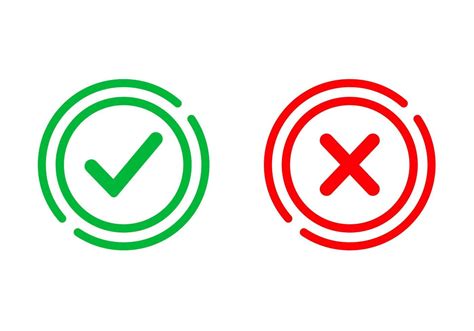 Checkmark Confirm Approve Appreciate Like Symbol Decline Reject Deny Dislike Label Badge