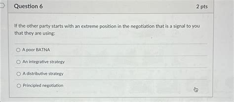 Solved Question 62ptsif The Other Party Starts With An