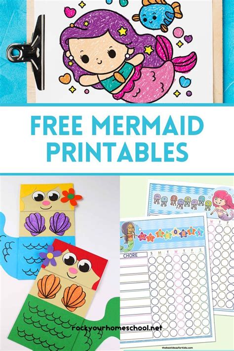 18 Free Mermaid Printables Plus Fun Ways To Enjoy Rock Your