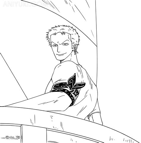 Dibujos De Roronoa Zoro Para Colorear AniYuki