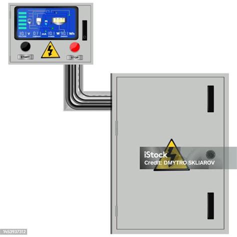 제어판 생산 제어판 및 컴퓨터 장치 제어 터치패드 벡터 그래픽 개념에 대한 스톡 벡터 아트 및 기타 이미지 개념 개발