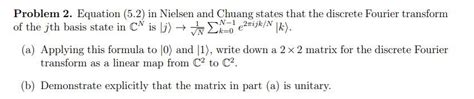 solved problem 2 equation 5 2 in nielsen and chuang