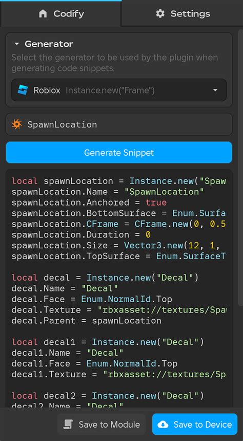 Codify Convert Anything To Luau Typescript Vide Fusion React