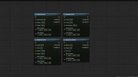 Generate Shape In Code Plugins Ue Marketplace