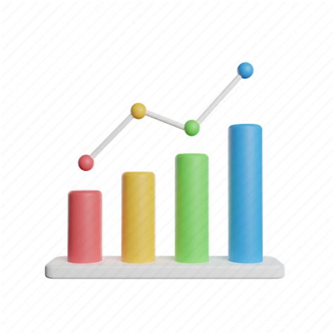 Bar Chart Front Diagram Analytics Graph 3d Illustration Download On Iconfinder