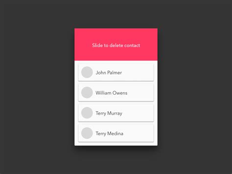 Material Design——delete By Xer Lee For Raven Tech On Dribbble