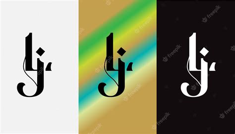 Premium Vector Initial Letter Lj Logo Design Creative Modern Symbol
