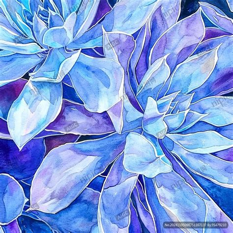 Ai创作图蓝色树叶装饰画 蓝紫色树叶背景 蓝莲花插画 蓝色铁兰 多肉水彩插画 花瓣蓝紫色 手绘花叶艺术油画 水彩手绘多肉 水彩多肉植物 蓝色唯美小花装饰画 水彩多肉插画 原创油画油紫色花 蝶