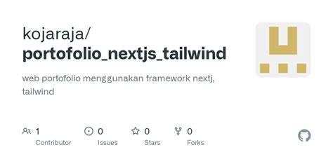 Github Kojarajaportofolionextjstailwind Web Portofolio