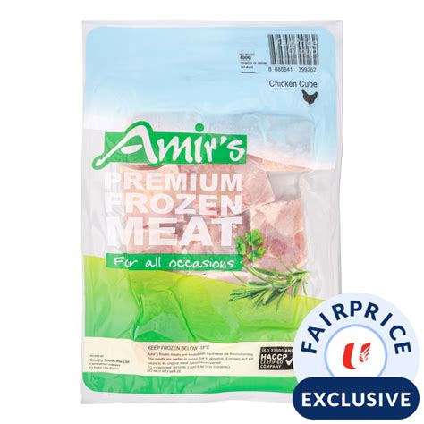 Amirs Premium Frozen Meat Chicken Cube Ntuc Fairprice
