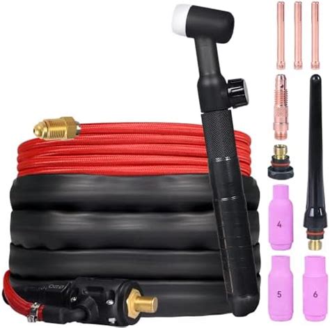 Welding Knight TIG Torch TIG17V Air Cooled Argon 150A With 13FT Cable