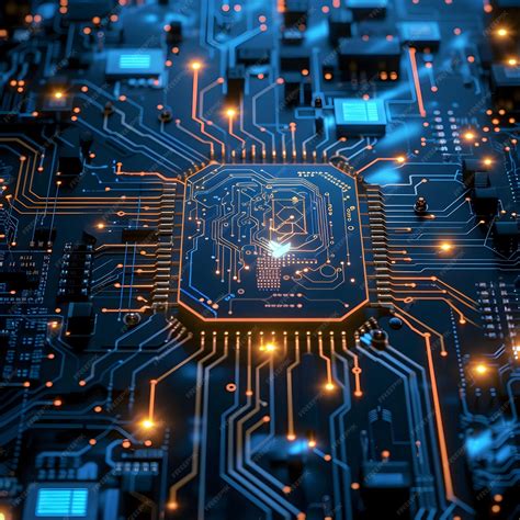 Premium Photo Cyberspace Circuitry Pattern Visual Representation