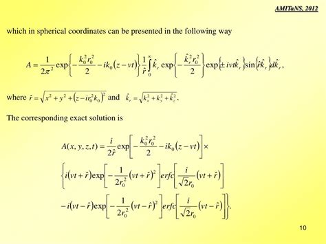 Ppt A Class Of Localized Solutions Of The Linear And Nonlinear Wave Equations Powerpoint