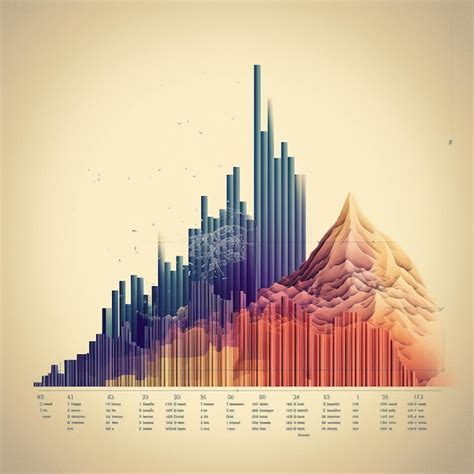 Premium Photo Visual Symphony Vibrant Data Visualization And Abstract