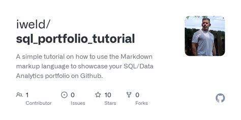 Github Iweldsqlportfoliotutorial A Simple Tutorial On How To Use
