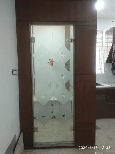 Saint Gobain Printed Decorative Toughened Glass Door Thickness 8 12